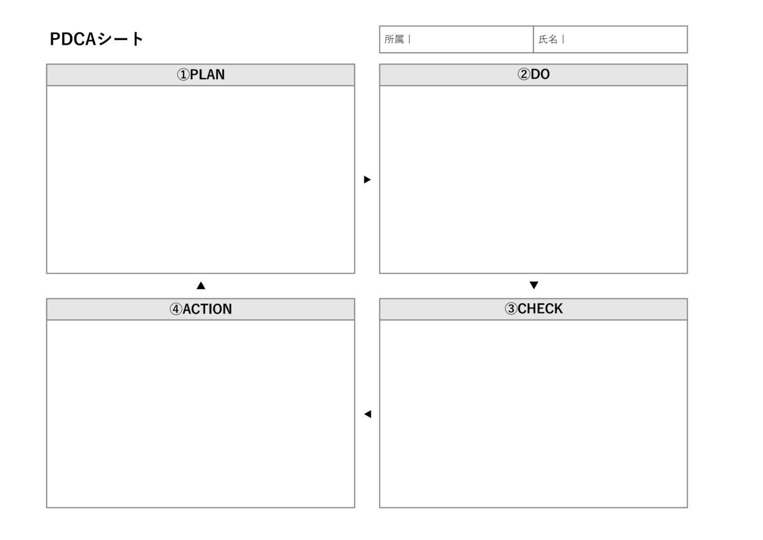 すぐに使えるPDCAテンプレート（Excel・PDF）無料・登録不要 | ビズ研