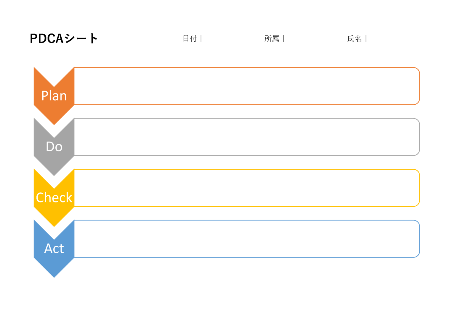 すぐに使えるPDCAテンプレート（Excel・PDF）無料・登録不要 | ビズ研