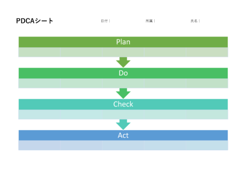 すぐに使えるPDCAテンプレート（Excel・PDF）無料・登録不要 | ビズ研